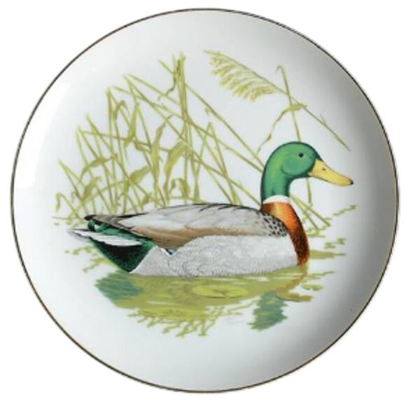 Rubel & Co | Dining | Waterfowl Duck Plate By Ned Smith Vtg Rare ...